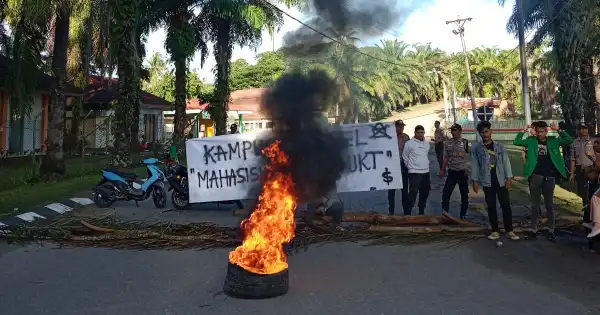 Buntut dari Kekerasan Seksual dan UKT Mahal Mahasiswa Segel Kampus Unimal