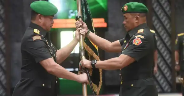 Kasad Pimpin Serah Terima Delapan Jabatan Strategis di TNI AD