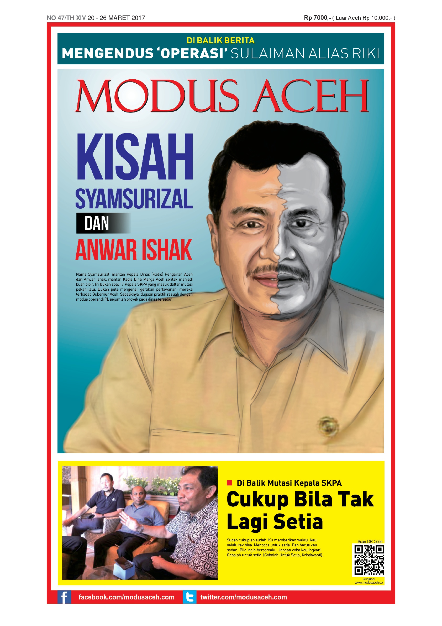 Kisah Syamsurizal dan Anwar Ishak - Tabloid MODUS ACEH - MODUS ACEH - Bijak Tanpa Memihak
